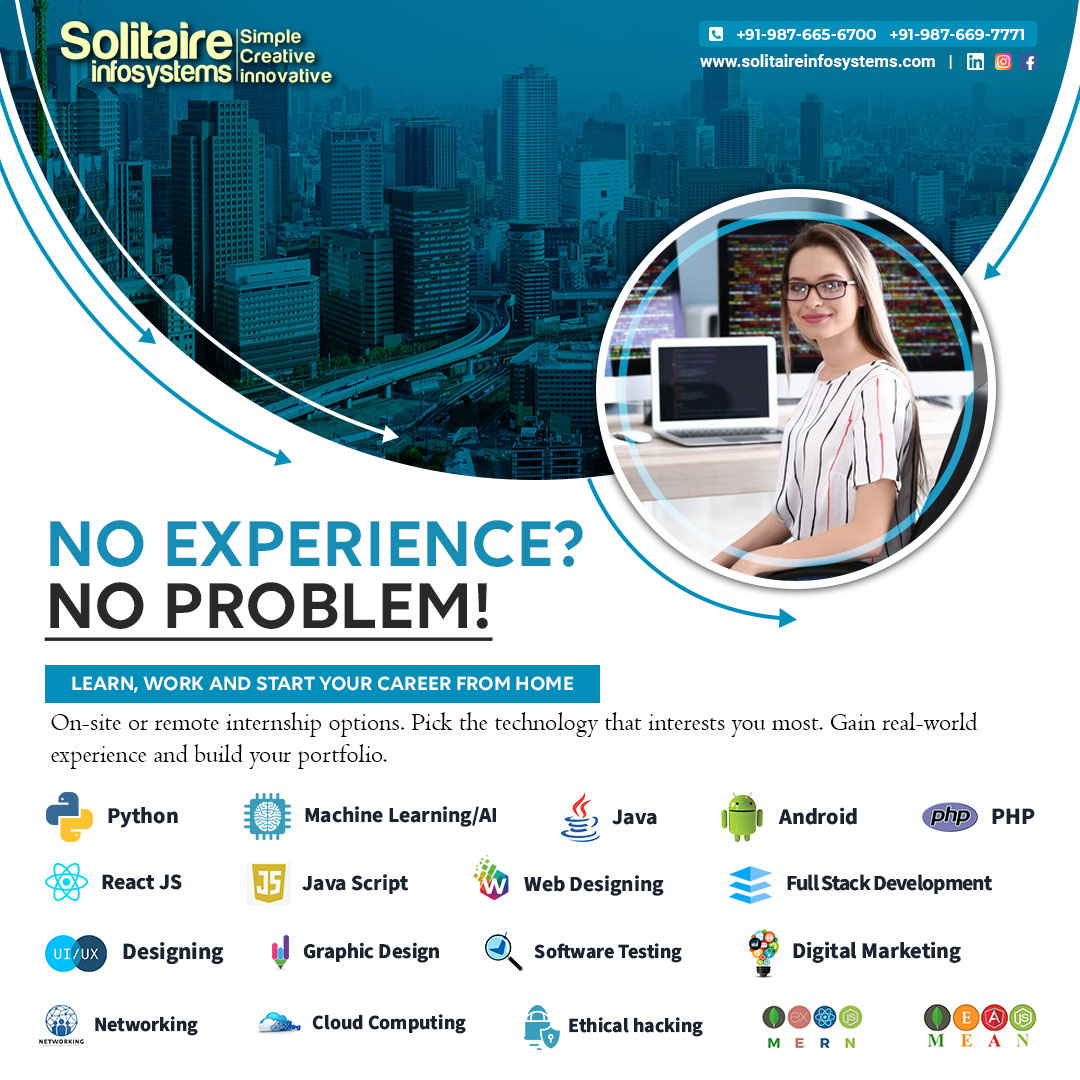 Best Stipend-Based Internship in Mohali Chandigarh - Solitaire Infosystems